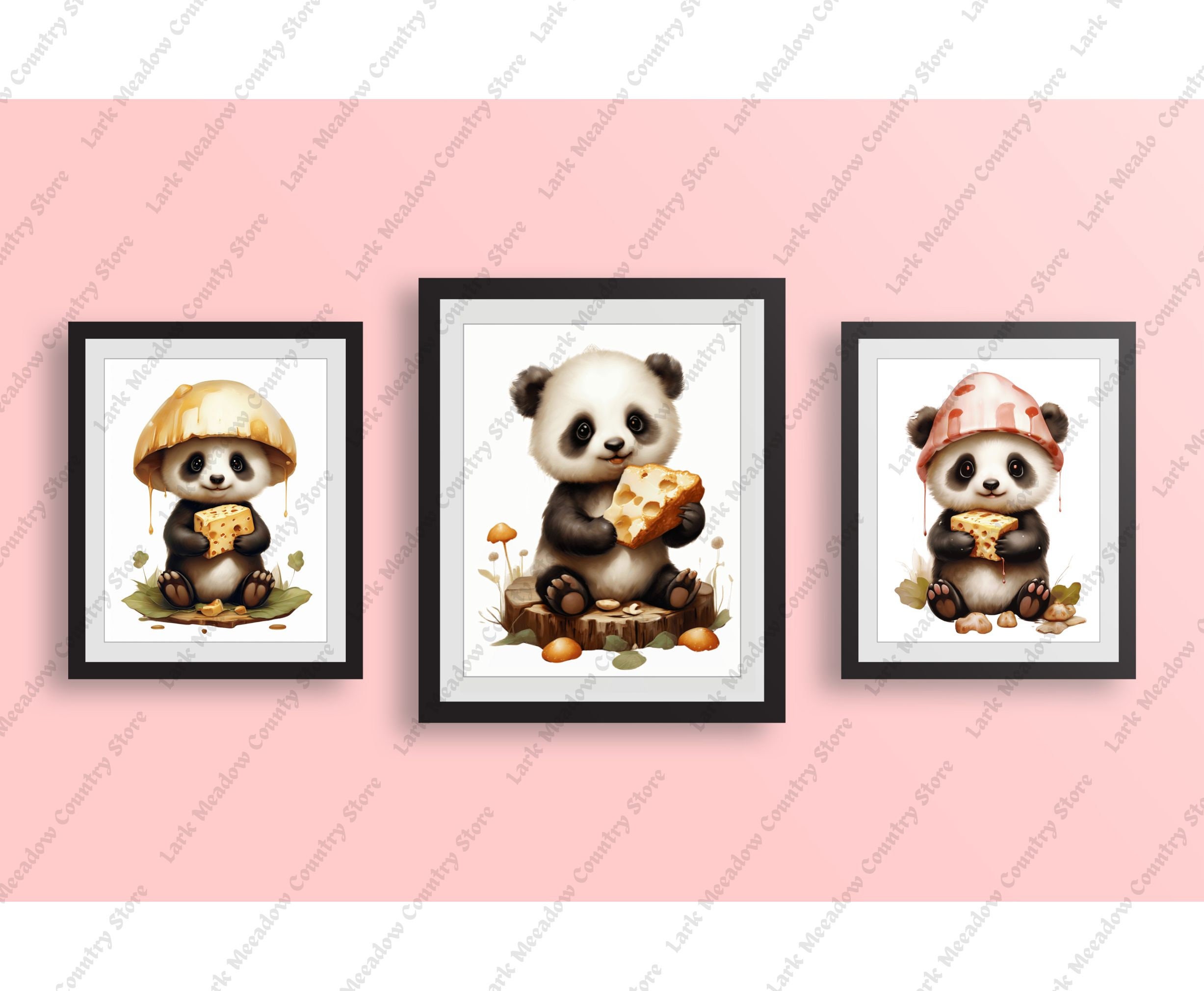 Panda Bear Clipart, Kawaii-chibi Panda Bear Clipart, Cute Panda Bears ...