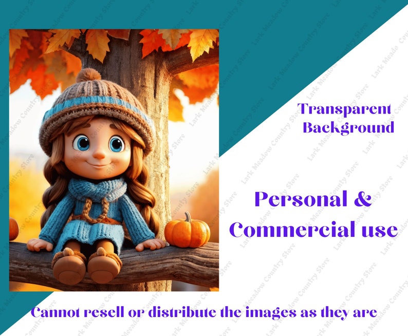 12 Fall Children Clipart, Autumn Children Clipart, PNG Files ...