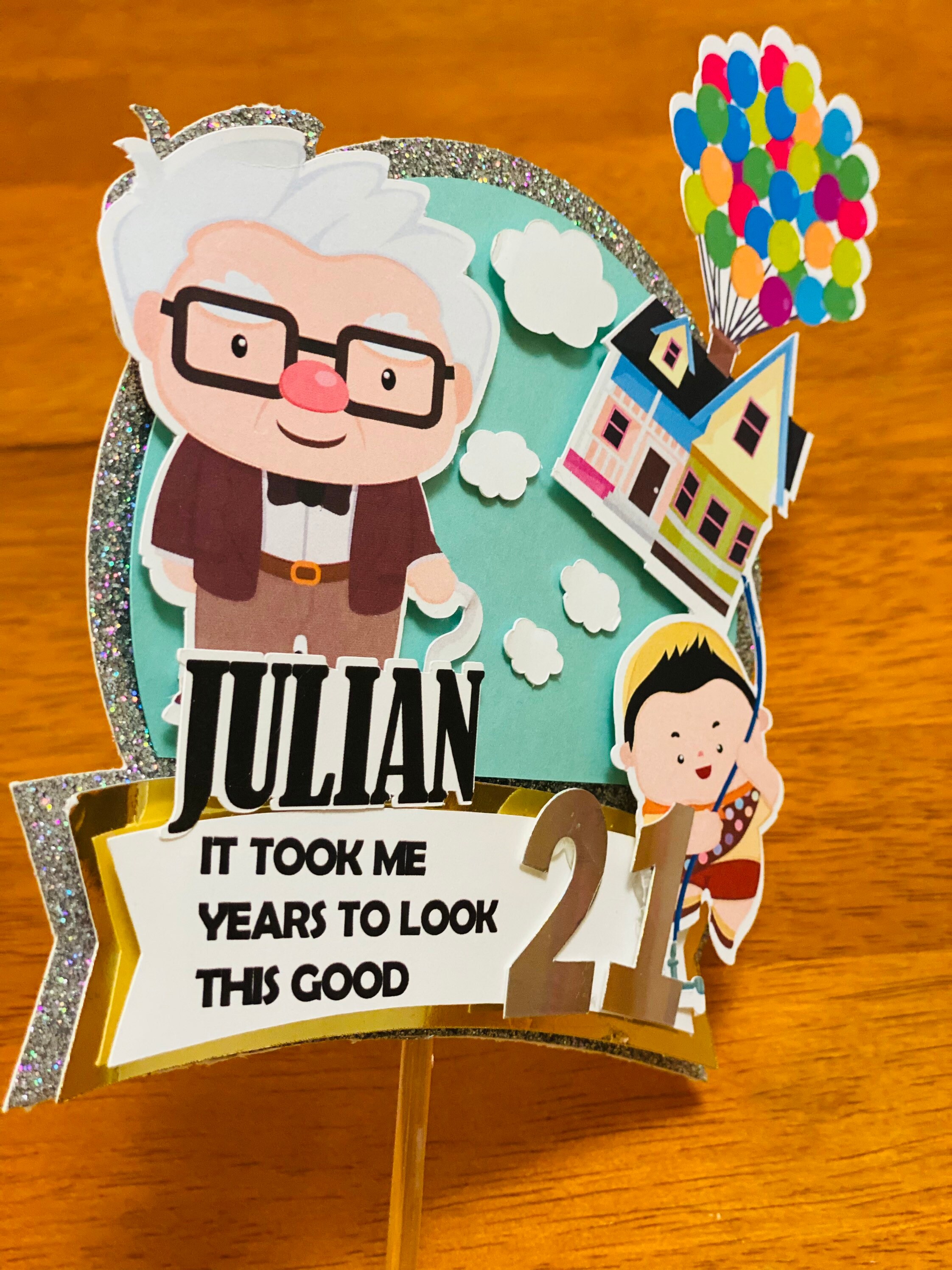 Disney Pixar up Cake Topper/up Movie - Etsy