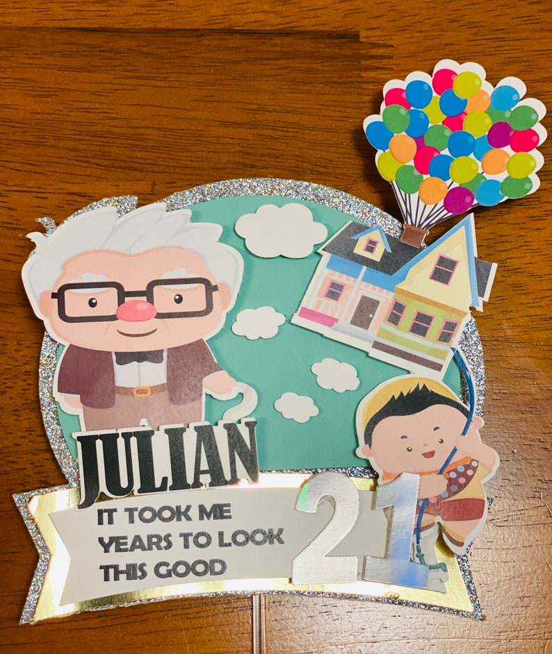 Disney Pixar up Cake Topper/up Movie - Etsy