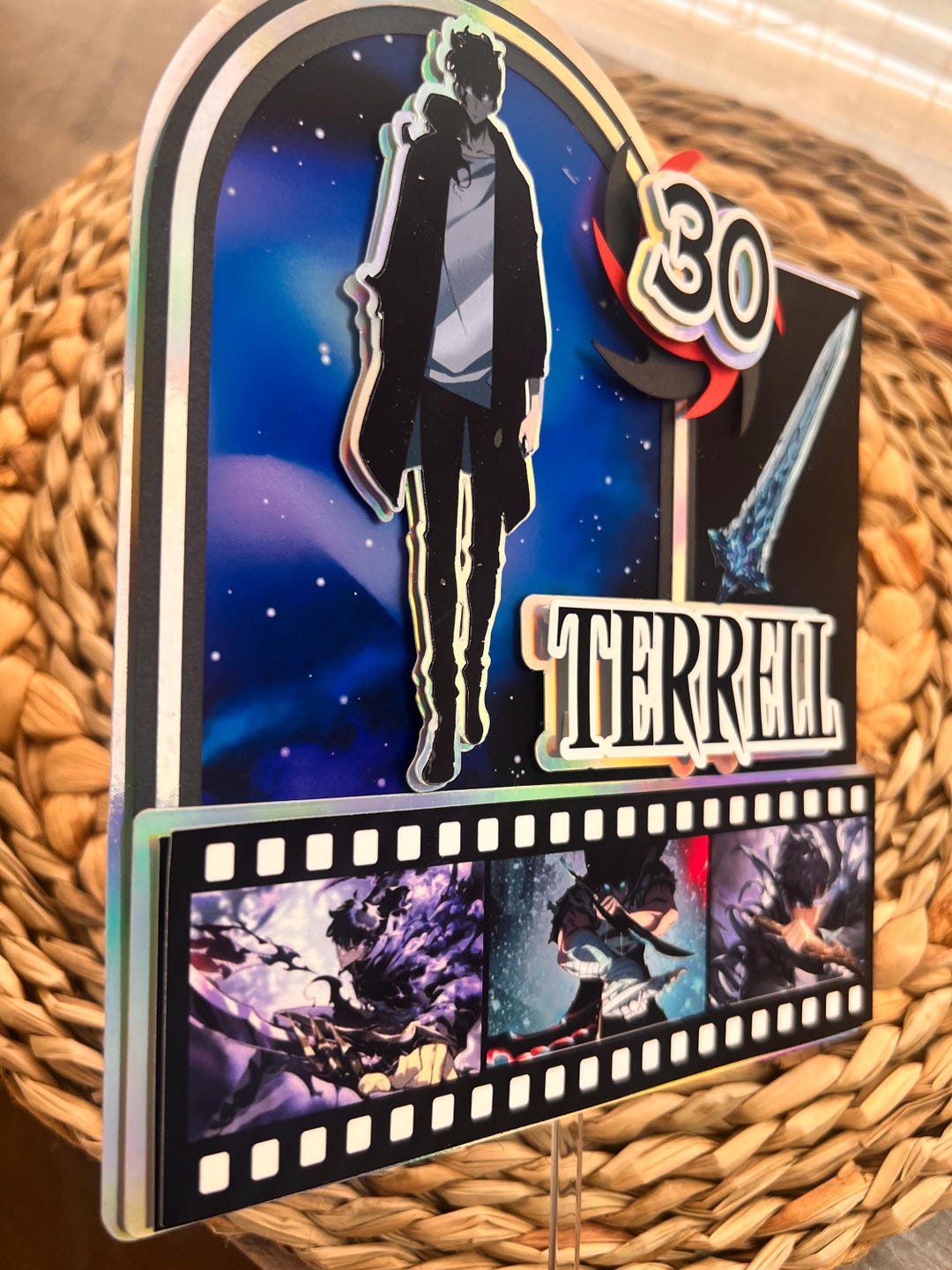 Solo Lveling Cake Topper/ Cake Decoration/birthday Party/ Anime ...