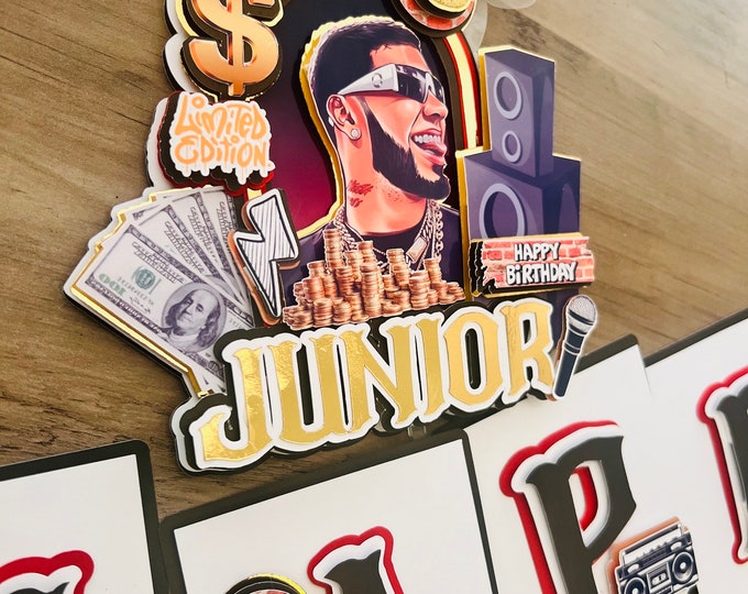 Anuel AA Cake Topper - Etsy