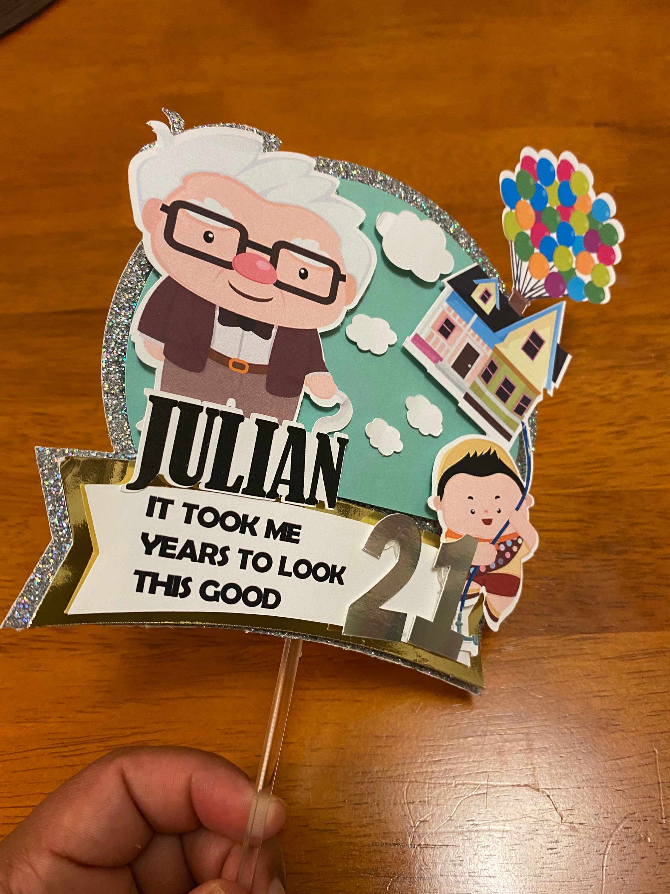 Disney Pixar up Cake Topper/up Movie - Etsy