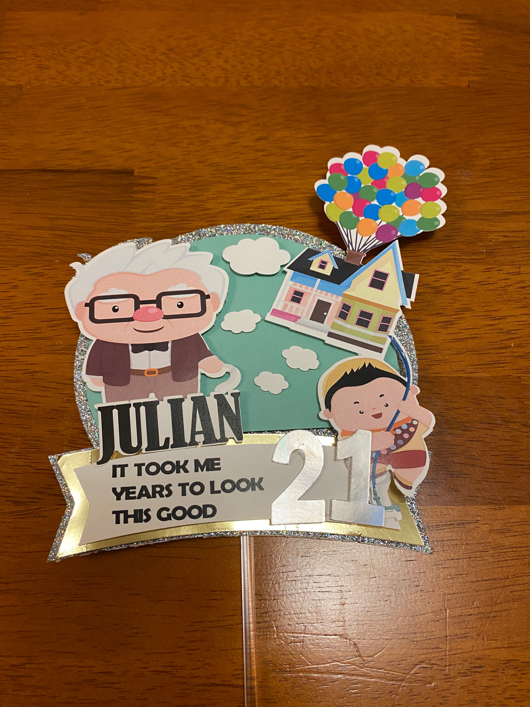 Disney Pixar up Cake Topper/up Movie - Etsy