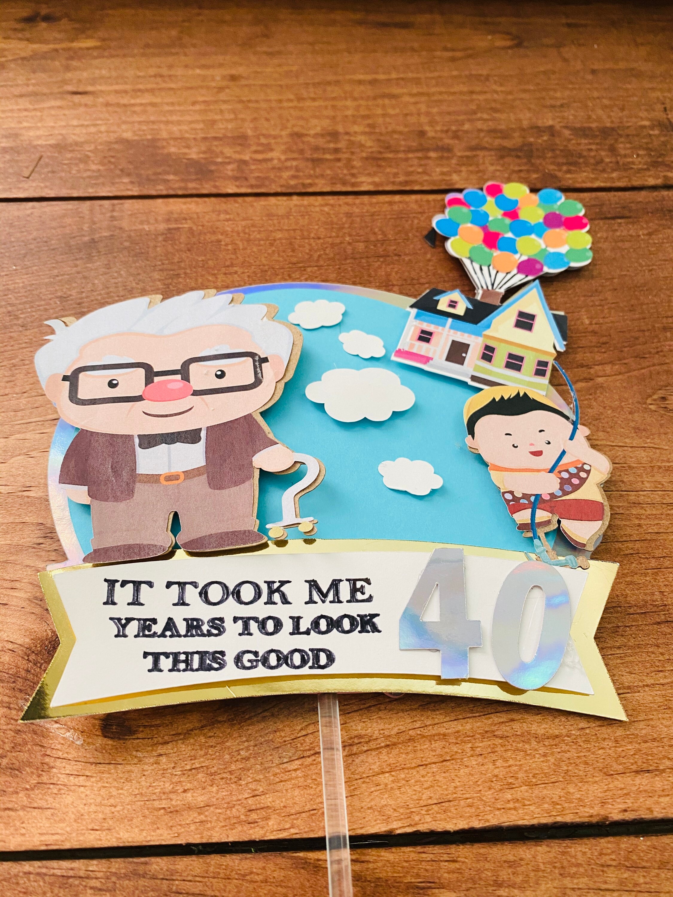 Disney Pixar up Cake Topper/up Movie - Etsy