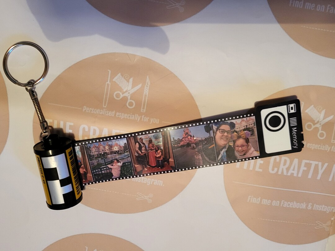 Custom Photo Film Roll Keyring – Personalised Camera Canister Gift ...