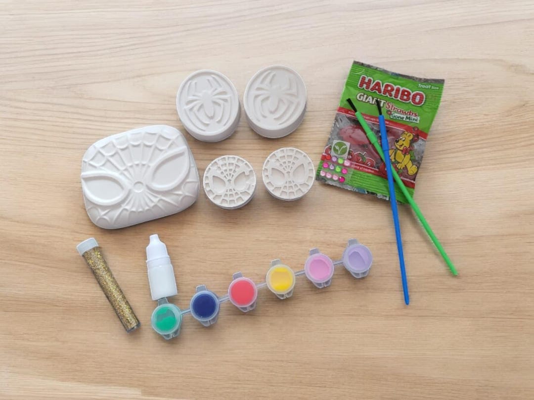 Spider Hero Paint Your Own Plaster Kit – Kids Craft Set - Etsy