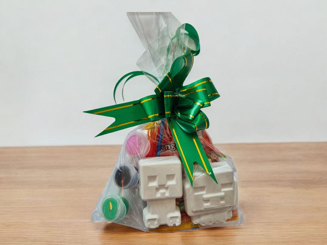 Mine Paint Your Own Set – Plaster of Paris Kit With 3 Paint Pots, Brush ...