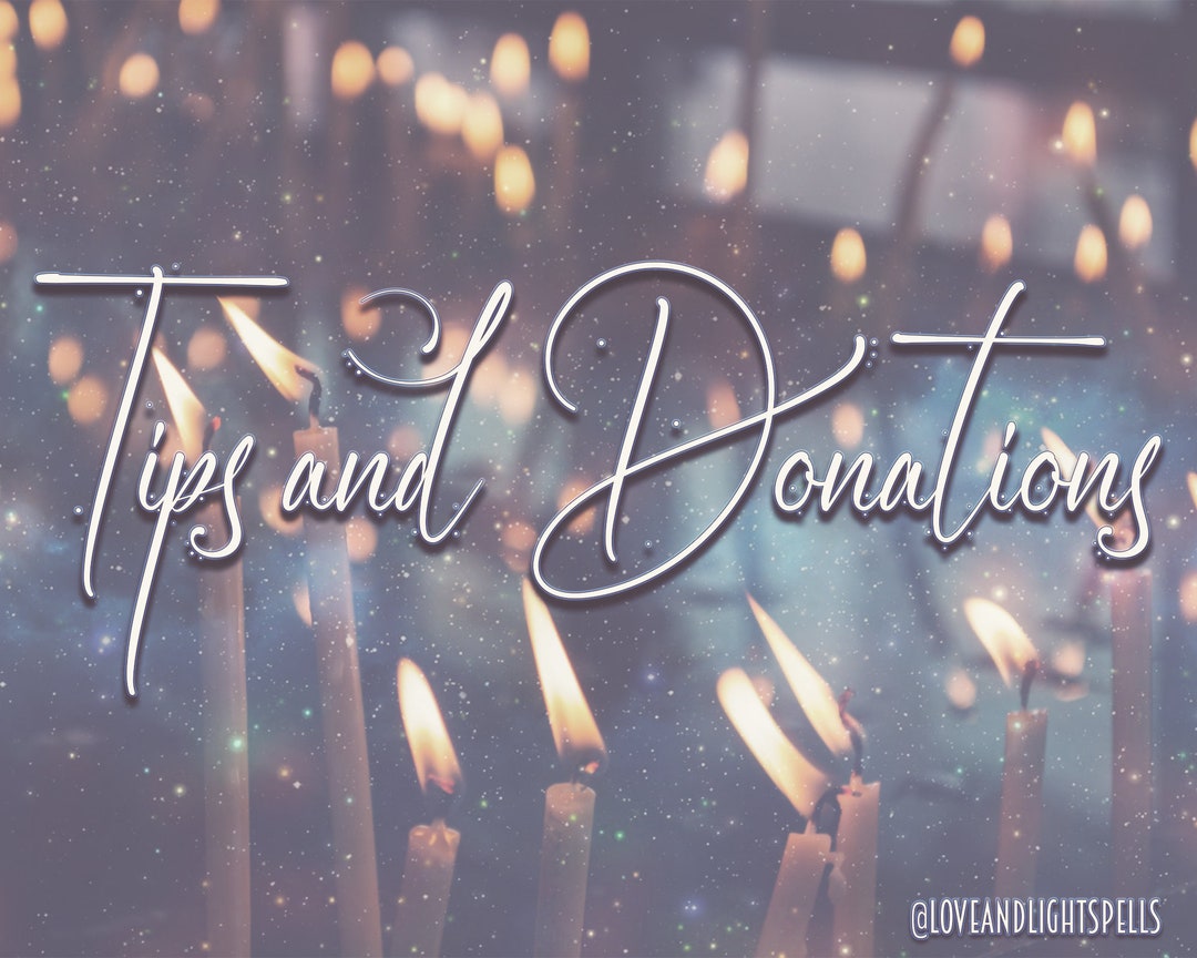 Tips and Donations -- Not Required but Very Appreciated - Etsy
