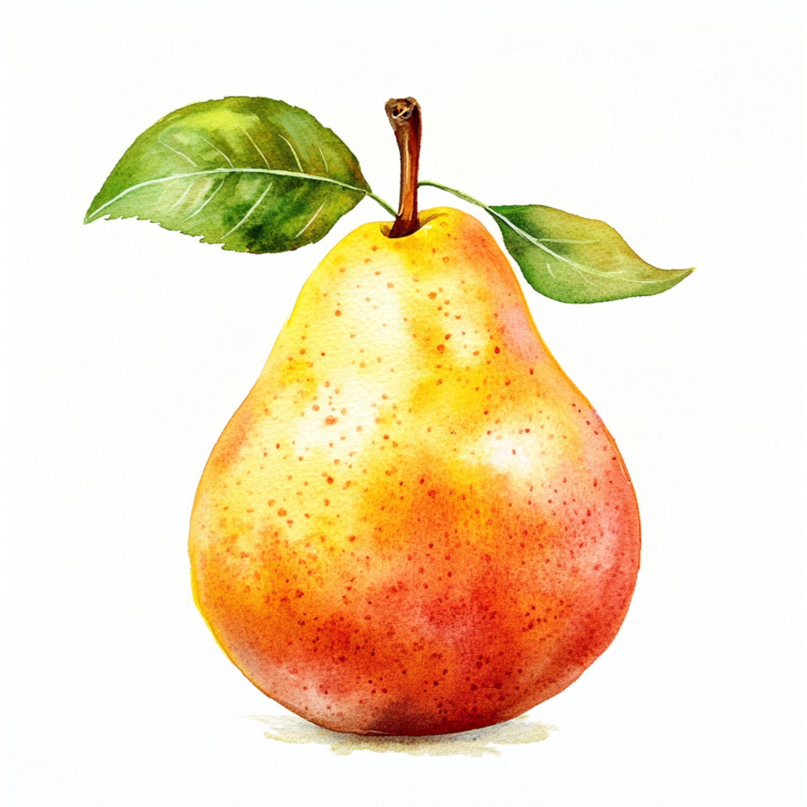 10 Printable Pears, Fruit Art, Yellow Pears Print, High Quality PNG JPG ...