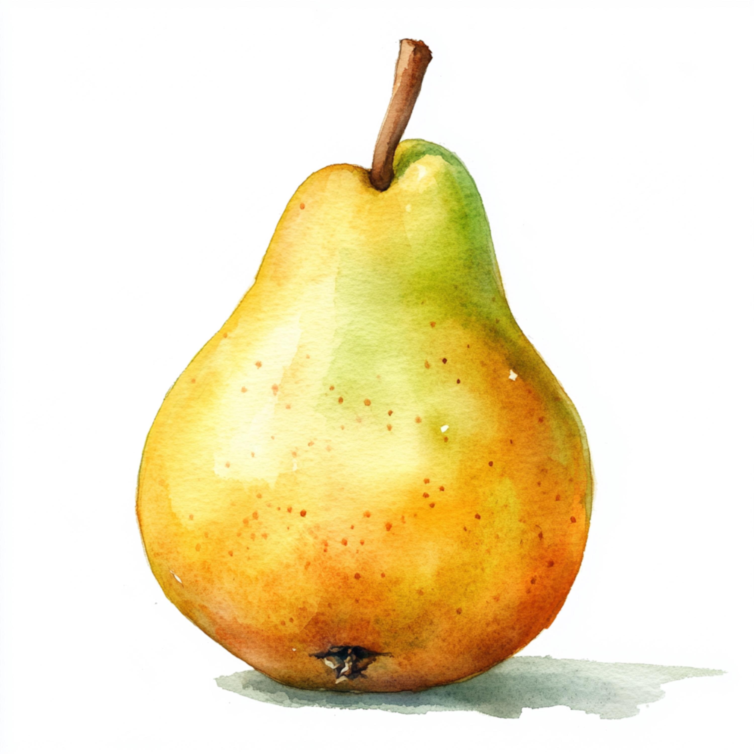 10 Printable Pears, Fruit Art, Yellow Pears Print, High Quality PNG JPG ...