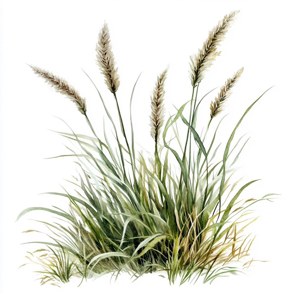 10 Printable Grass Border, Grass Art, Meadow Grass, Watercolor Grass ...