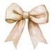 10 Printable Beige Bow Clipart, Watercolor Beige Bows Art, Beige Bows ...