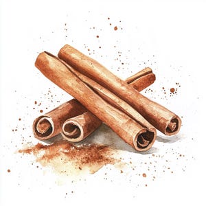 10 Printable Cinnamon, Cinnamon Sticks Art, Cinnamon Print, High ...