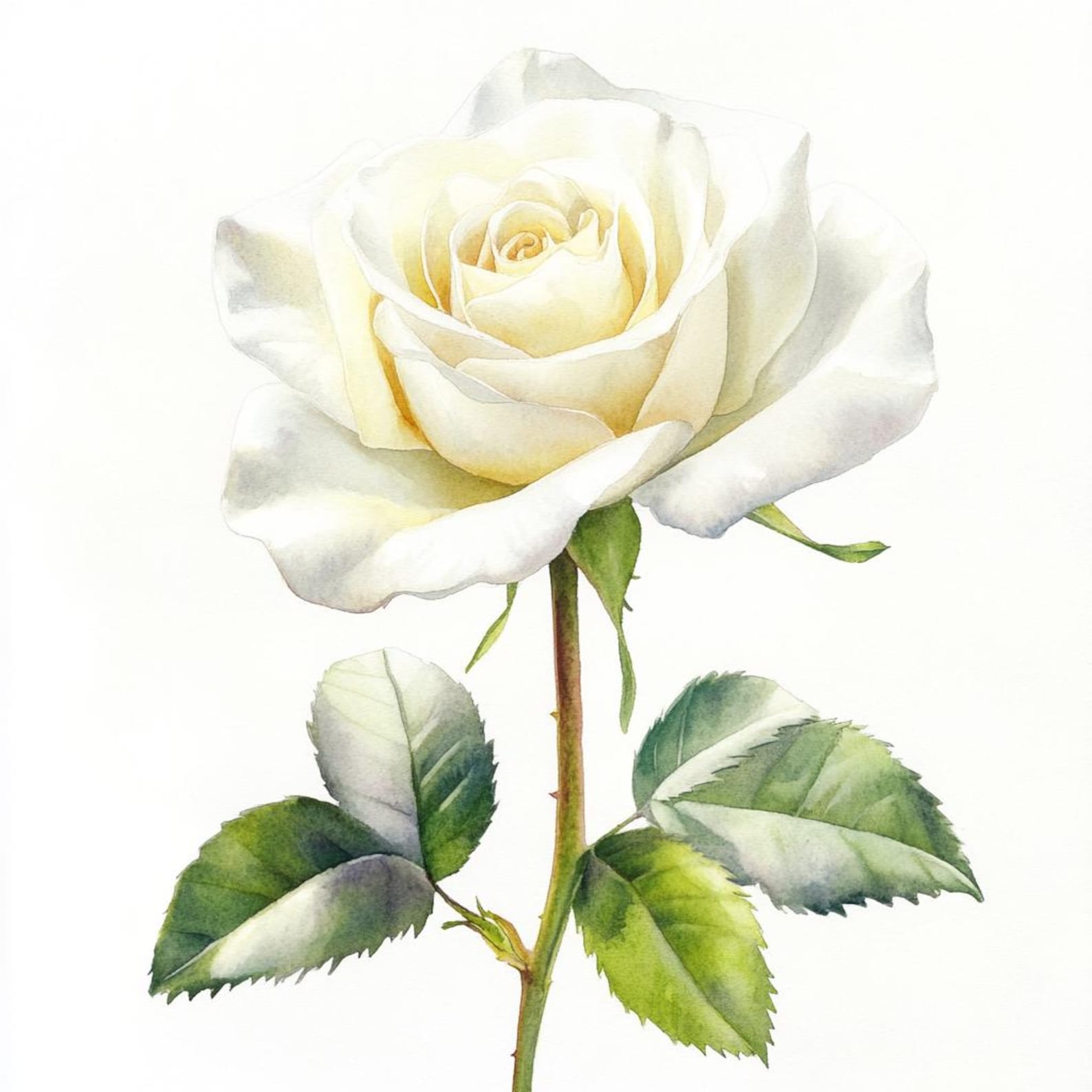 10 Printable Rose Flower, White Roses Art, White Roses Jpgs, Summer ...