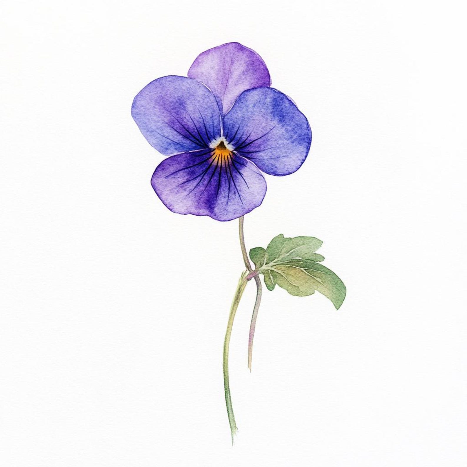 10 Printable Violet, Purple Flower, Spring Flowers, Violet PNG ...