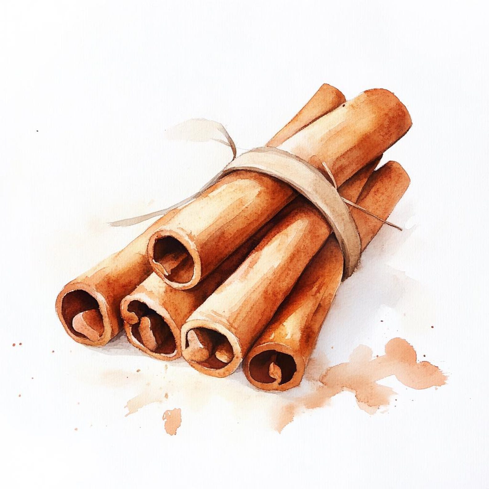 10 Printable Cinnamon, Cinnamon Sticks Art, Cinnamon Print, High ...