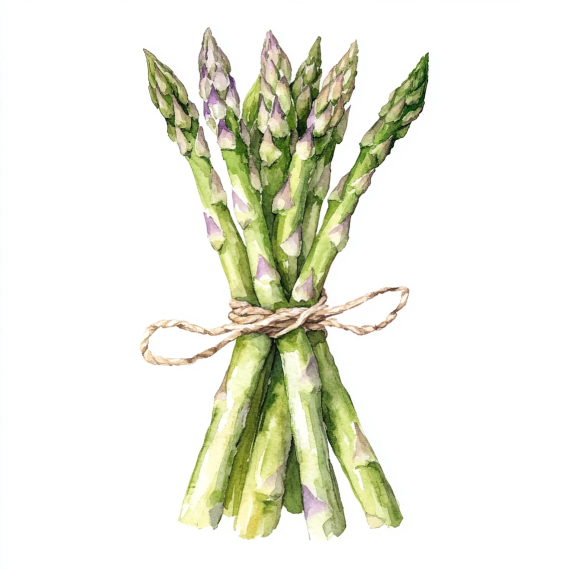 10 Printable Asparagus, Vegetables Art, Asparagus Print, High Quality ...