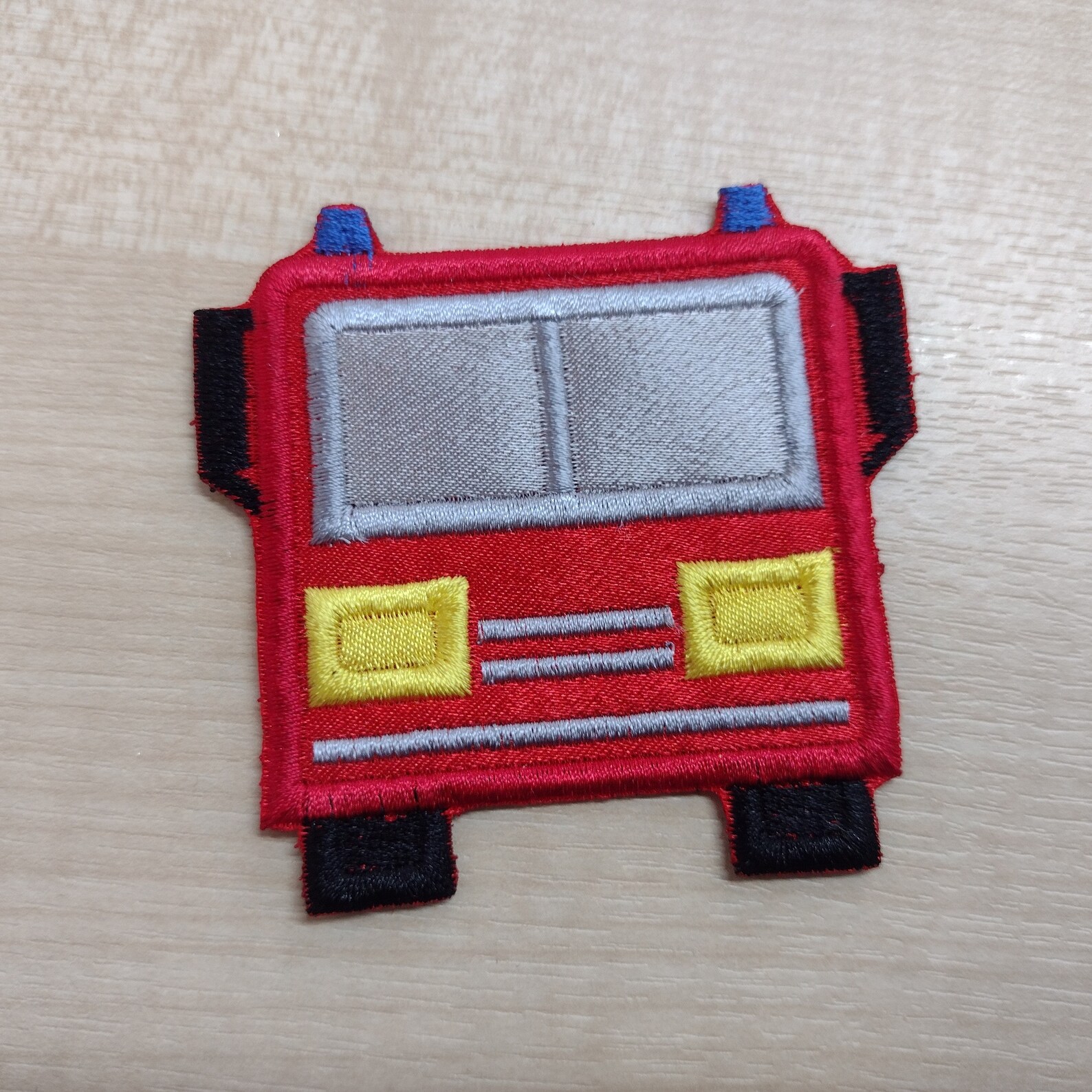1 X Fire Engine Fireman Truck Front View Patch Motif Sewing Trimming - Etsy