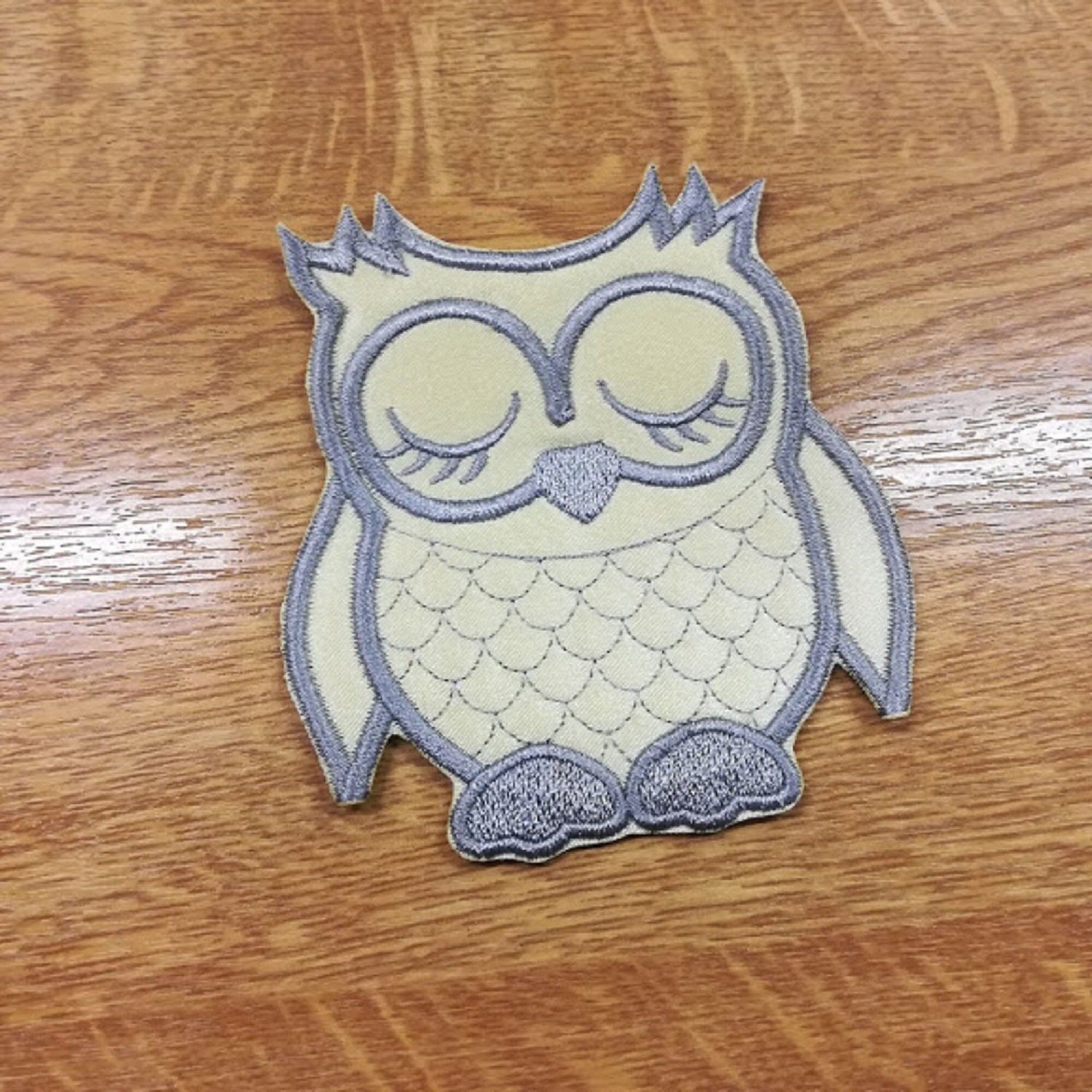 1 X Cute Owl 2 Tone Patch Motif Sewing Trimming | Etsy UK