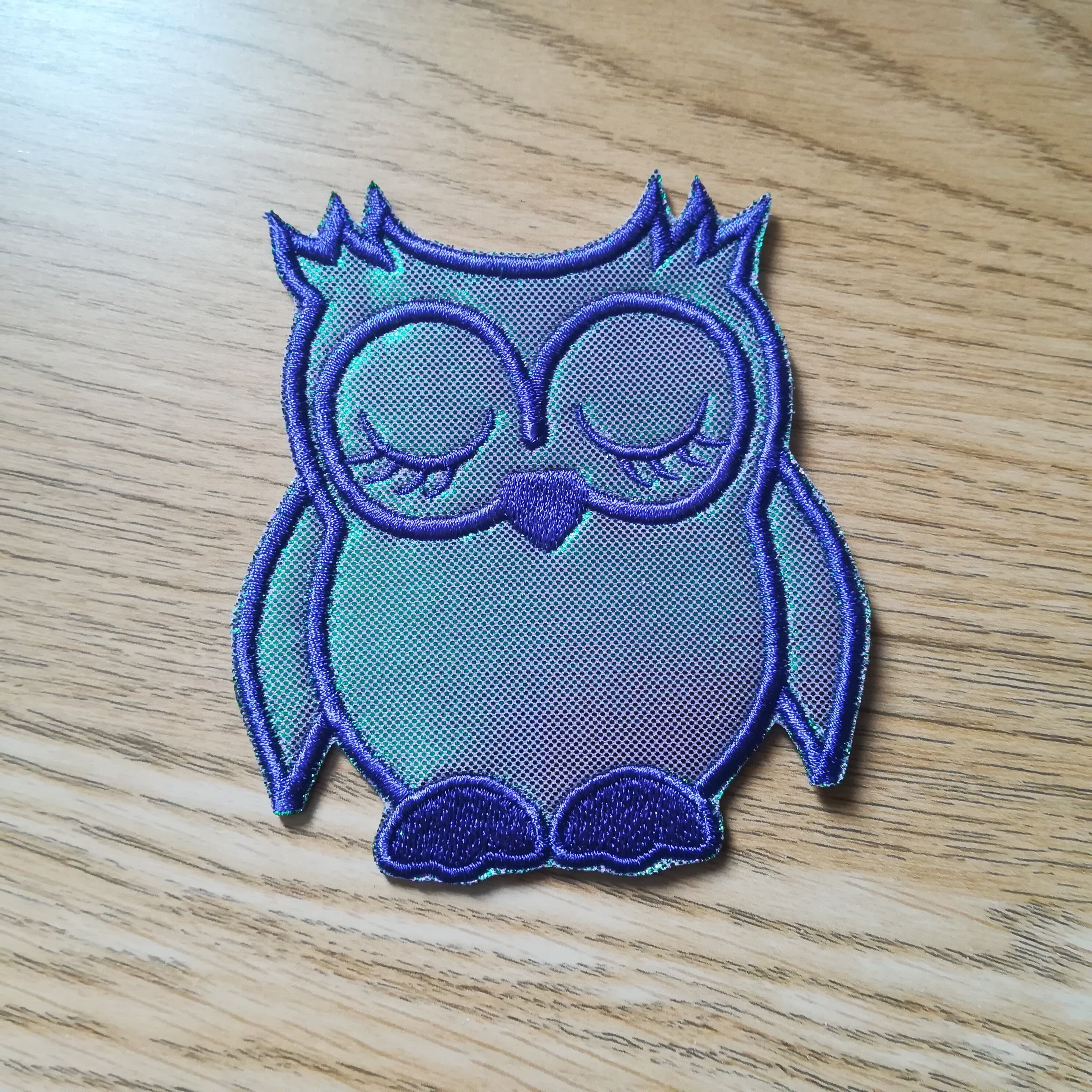 1 X Cute Owl 2 Tone Patch Motif Sewing Trimming | Etsy UK