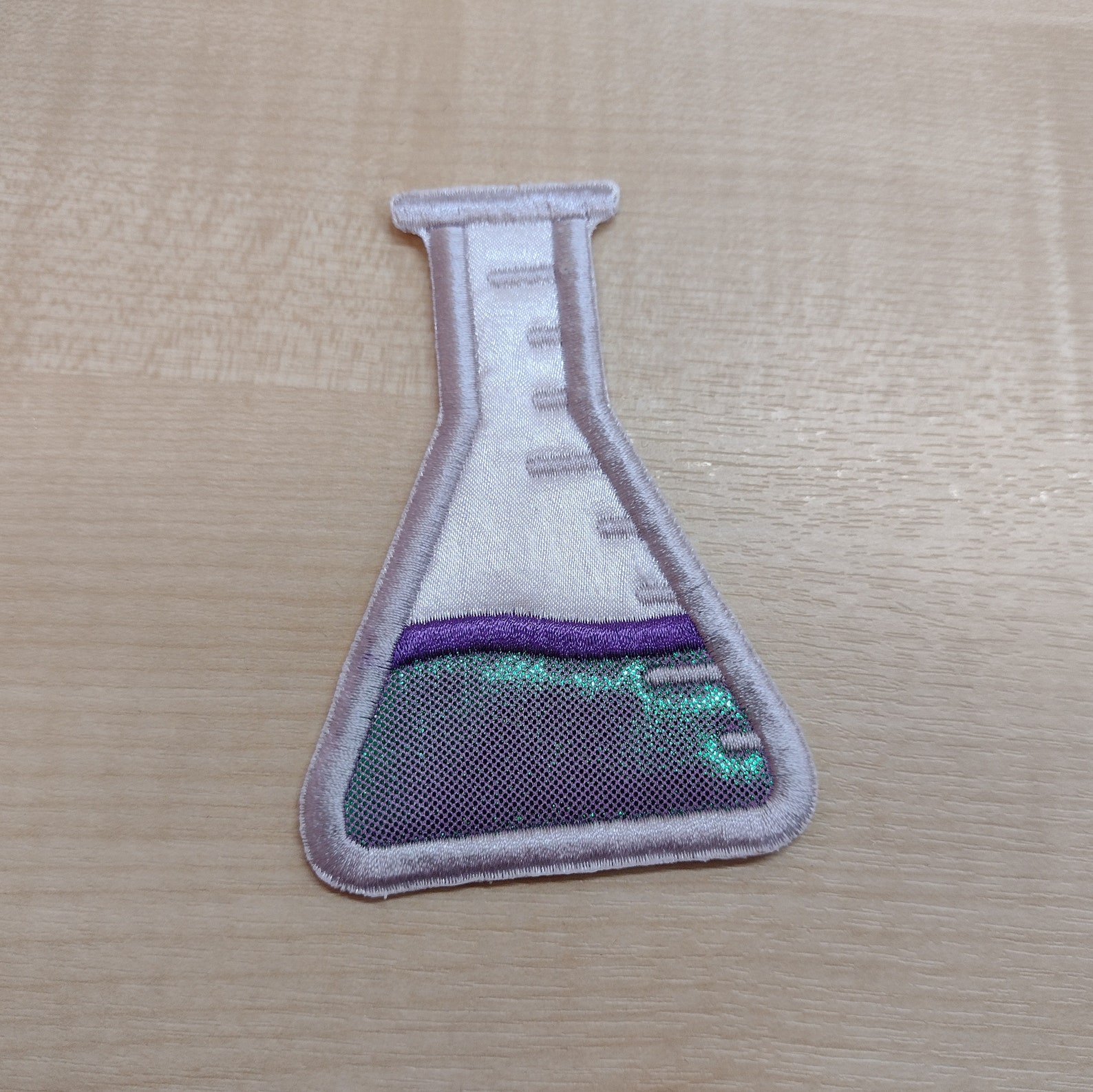 1 X Science Beaker Triangle Patch Motif Sewing Trimming - Etsy Australia