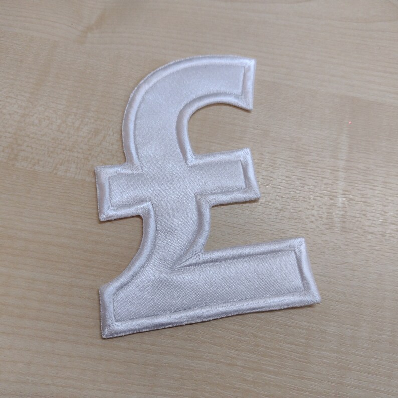 1 X Sterling UK Pound Sign Logo choice of Different Colours - Etsy UK