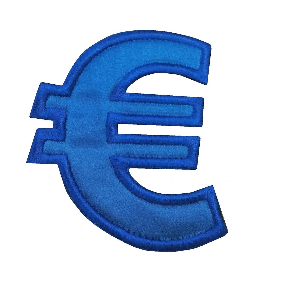 Euro Sign Logo choice of Different Colours Patch - Etsy