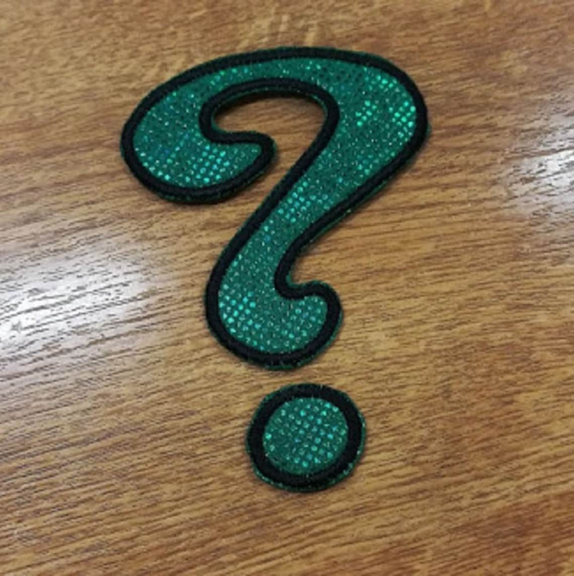 1 x Motif Patch Cosplay Fancy Question Mark | Etsy