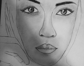 Vizatim Portret Me Laps