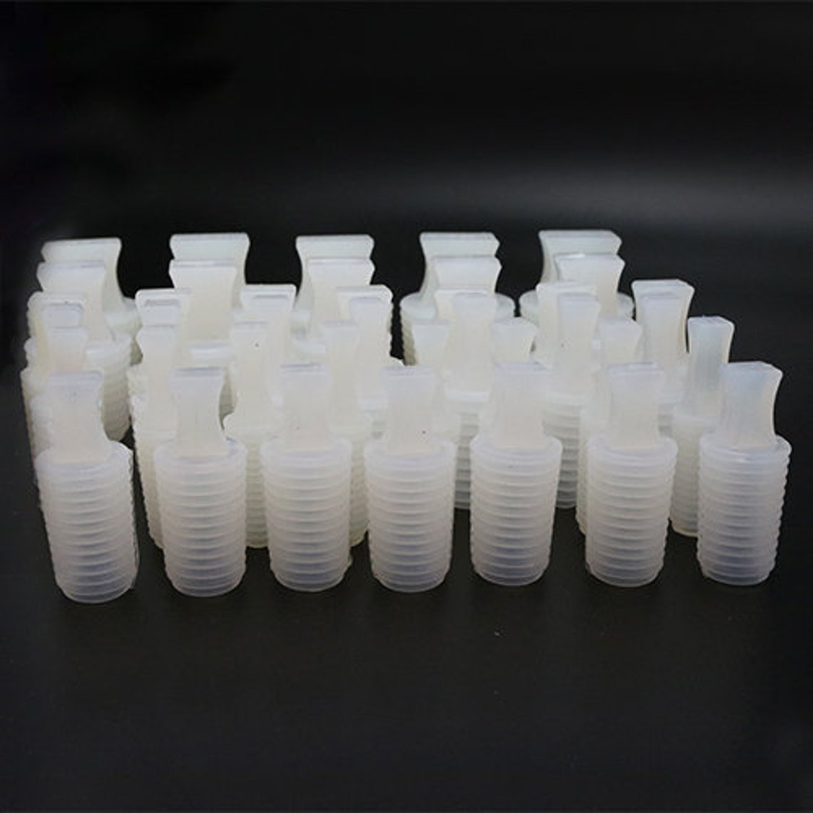 70 Piece High Temp Ribbed Silicone Plug Kit 6-28mm Holes for | Etsy
