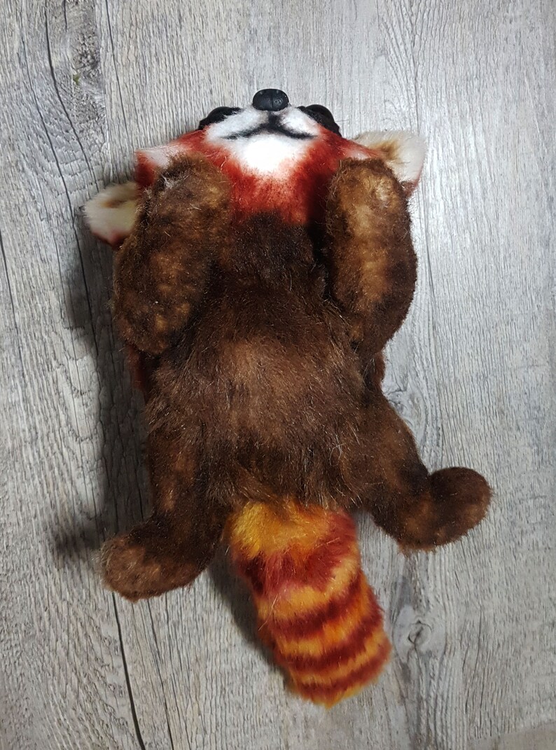 OOAK Red Panda Plushie Art Toy. Small Handmade Animal Plush - Etsy