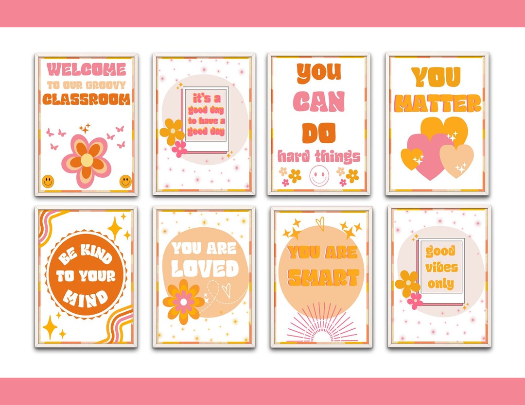 Retro Classroom Posters Printable Classroom Posters Retro - Etsy