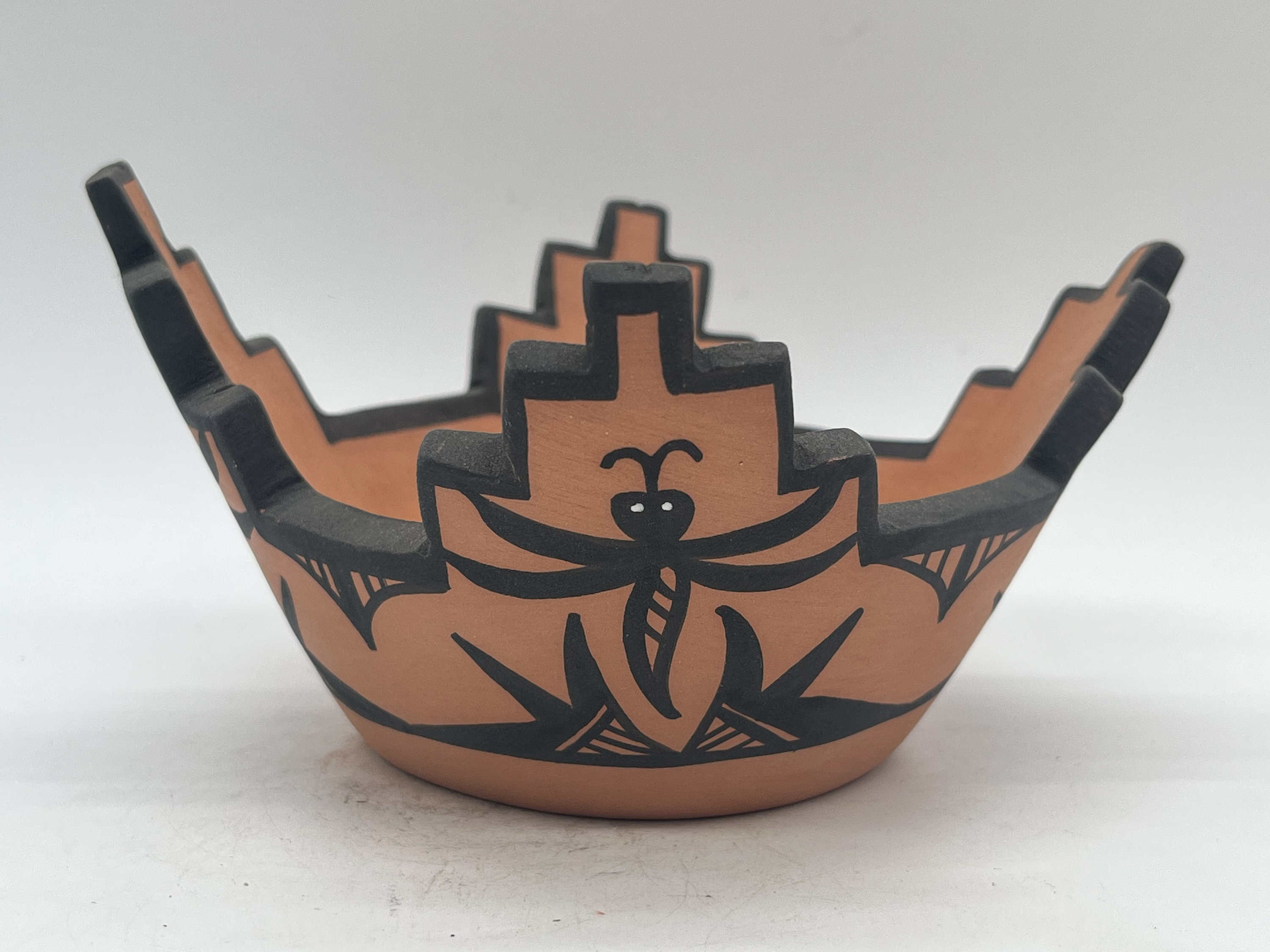 Native American Zuni Pottery Bowl Darla Westika - Etsy