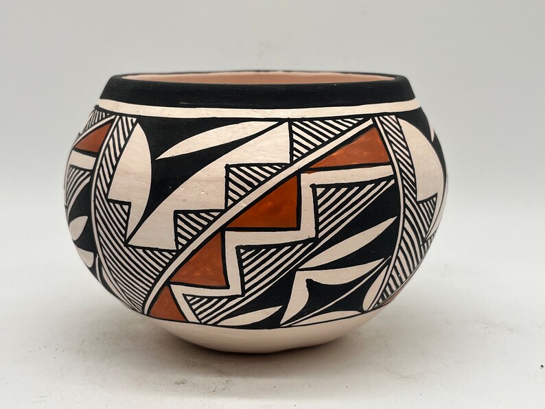 Native American Acoma Pottery Vase Beverly Davis Garcia - Etsy