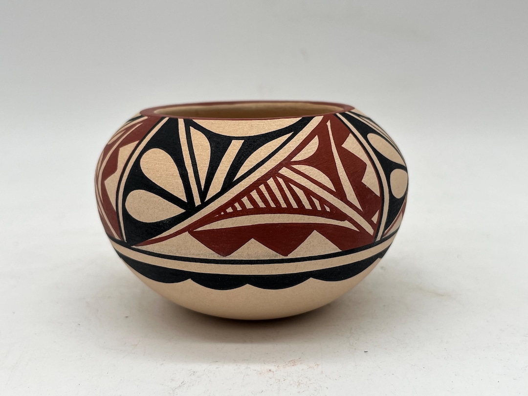 Native American Jemez Pottery Seed Bowl Dorela Tosa - Etsy