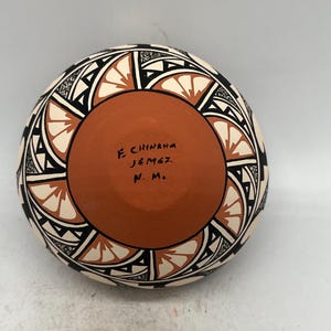 Native American Jemez Pottery Vase Francisco Chinana - Etsy
