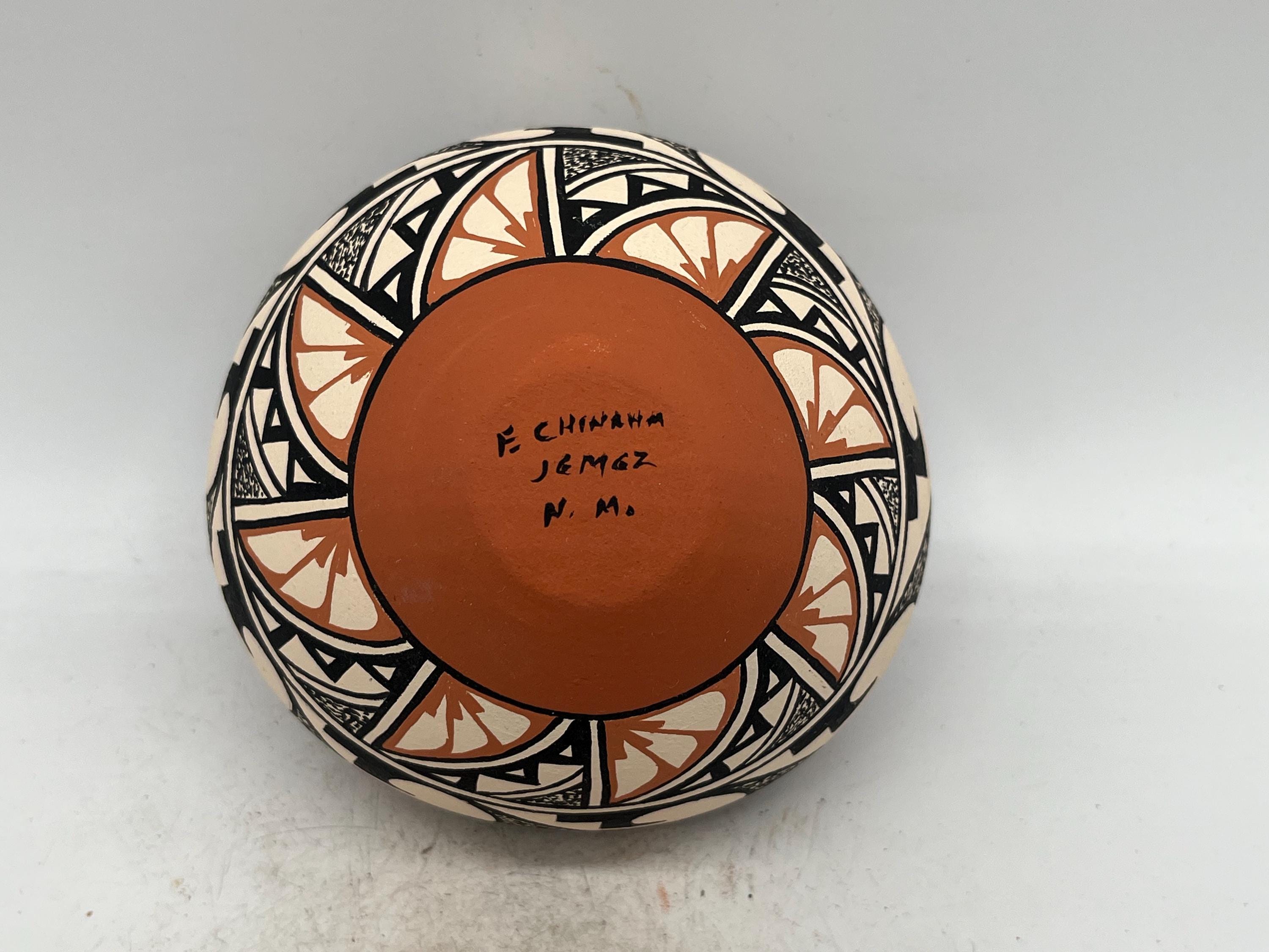 Native American Jemez Pottery Vase Francisco Chinana - Etsy