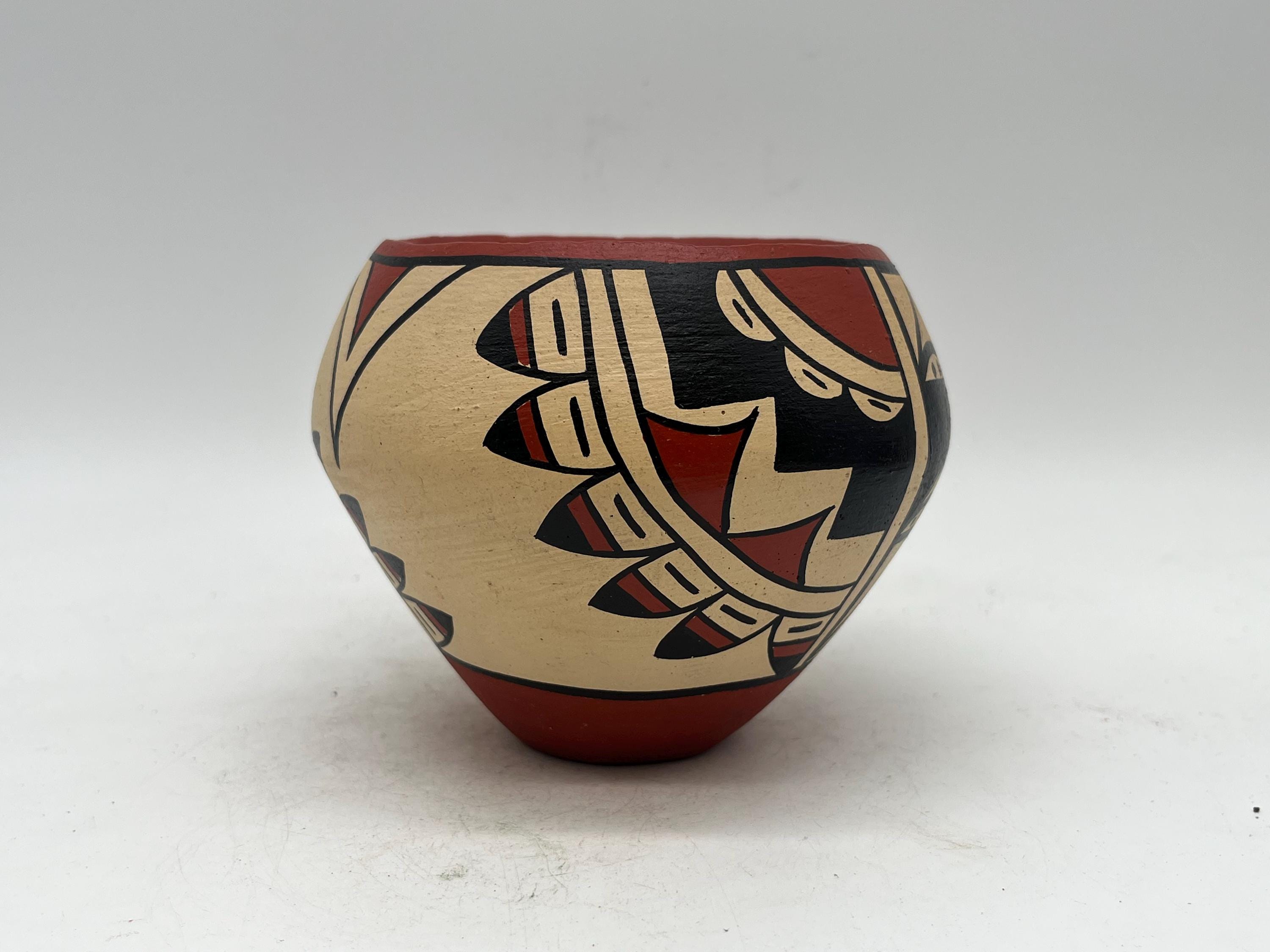 Native American Jemez Pottery Vase J Baca - Etsy