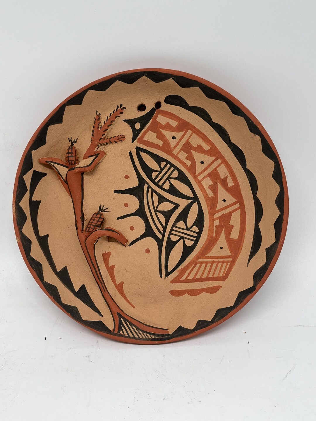 Native American Jemez Pottery Plate Martilla Madalena - Etsy