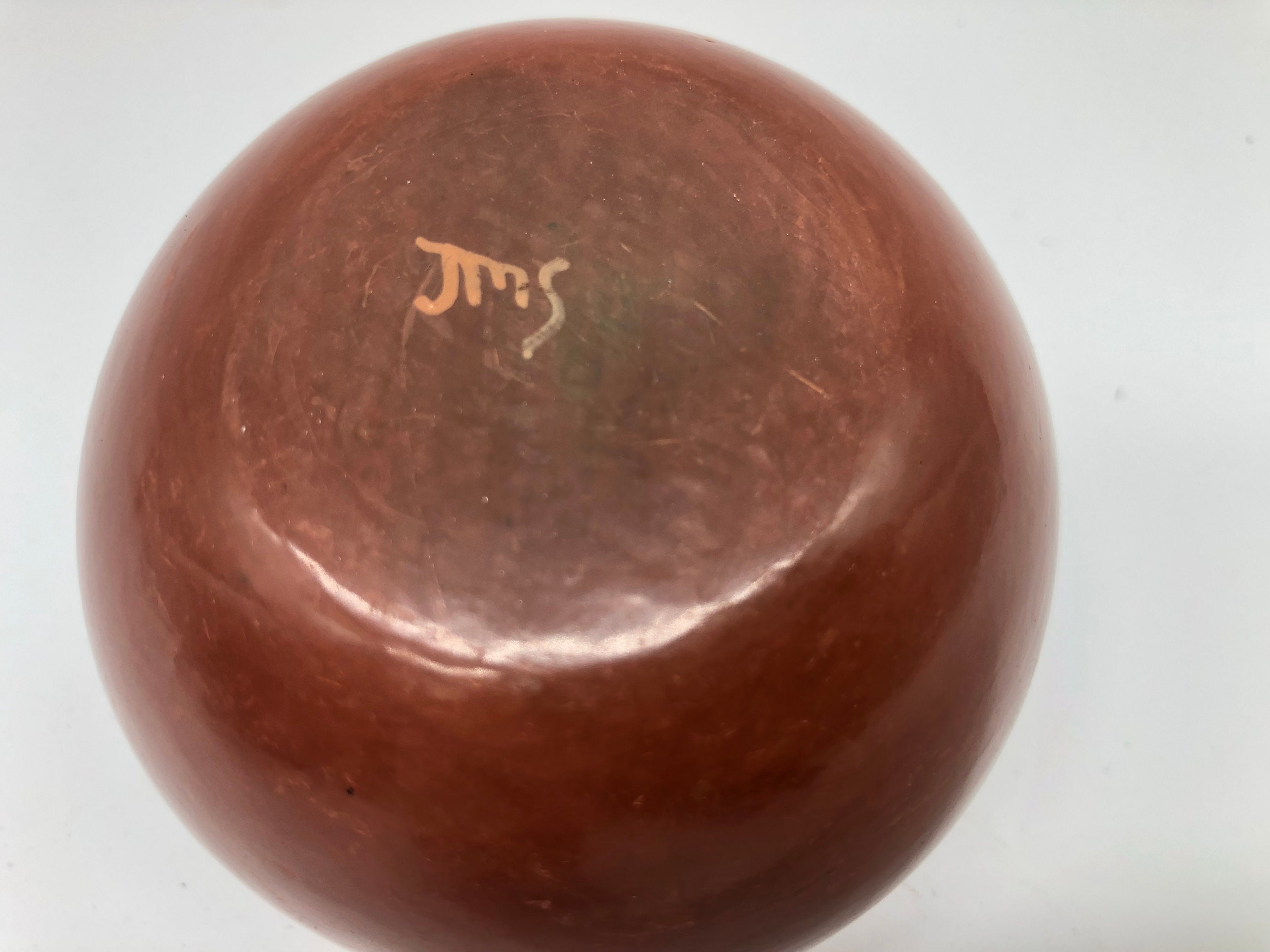 Native American Santa Clara Pottery Bowl Jerry M. Sisneros - Etsy