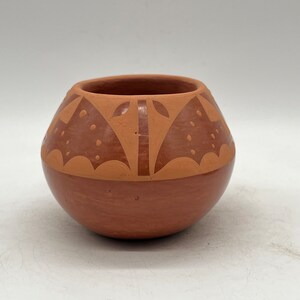 Native American Santa Clara Pottery Bowl Jerry M. Sisneros - Etsy
