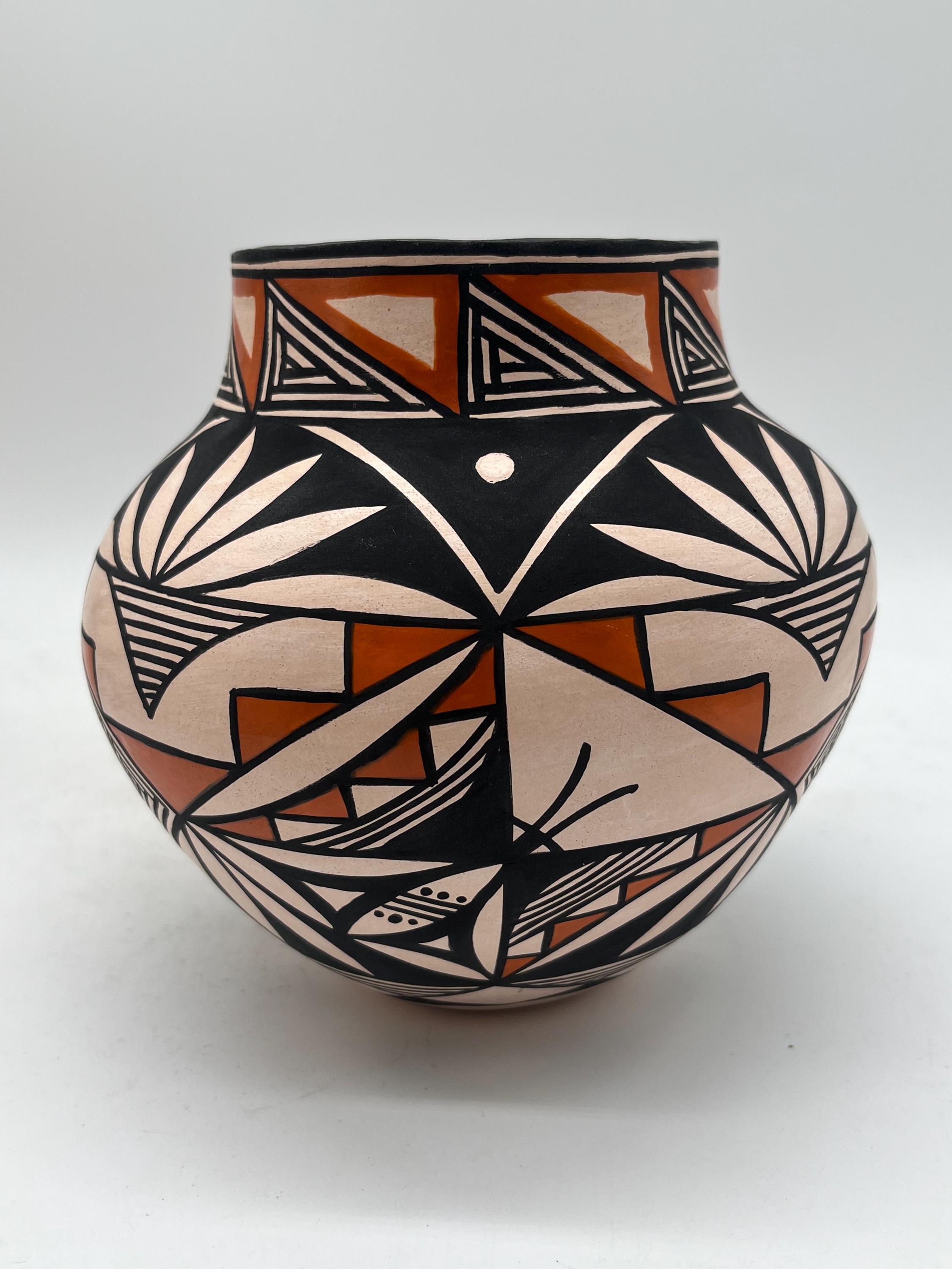 Native American Acoma Pottery Vase Vivian Seymour - Etsy