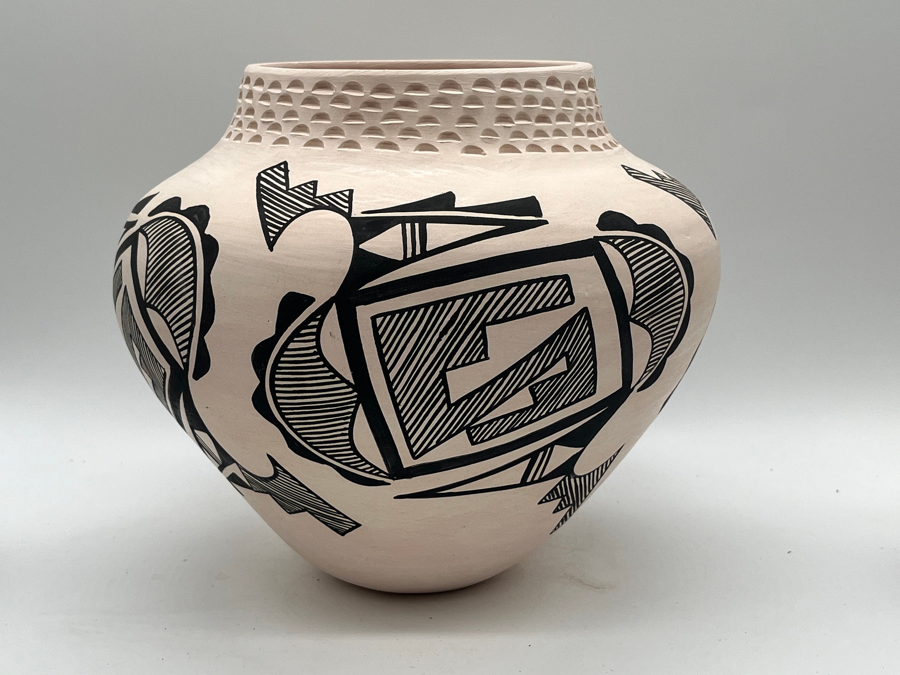 Native American Acoma Pottery Vase Beverly Davis Garcia - Etsy