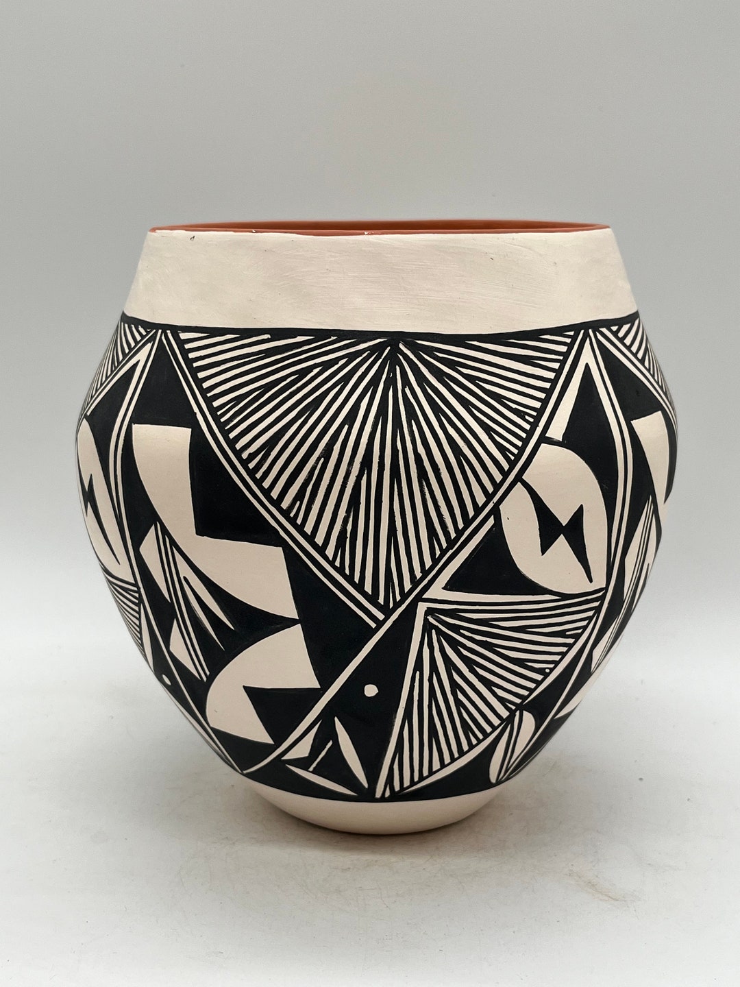 Native American Acoma Pottery Vase Darla Davis - Etsy