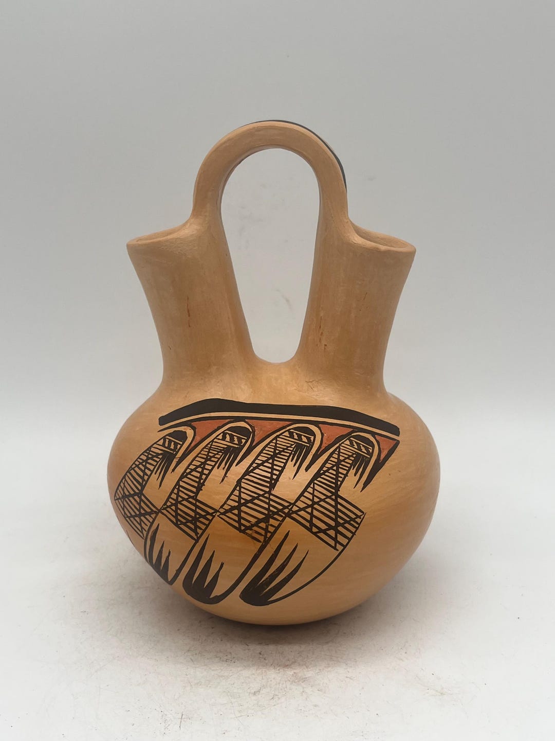 Native American Hopi Pottery Wedding Vase Adelle Nampeyo - Etsy