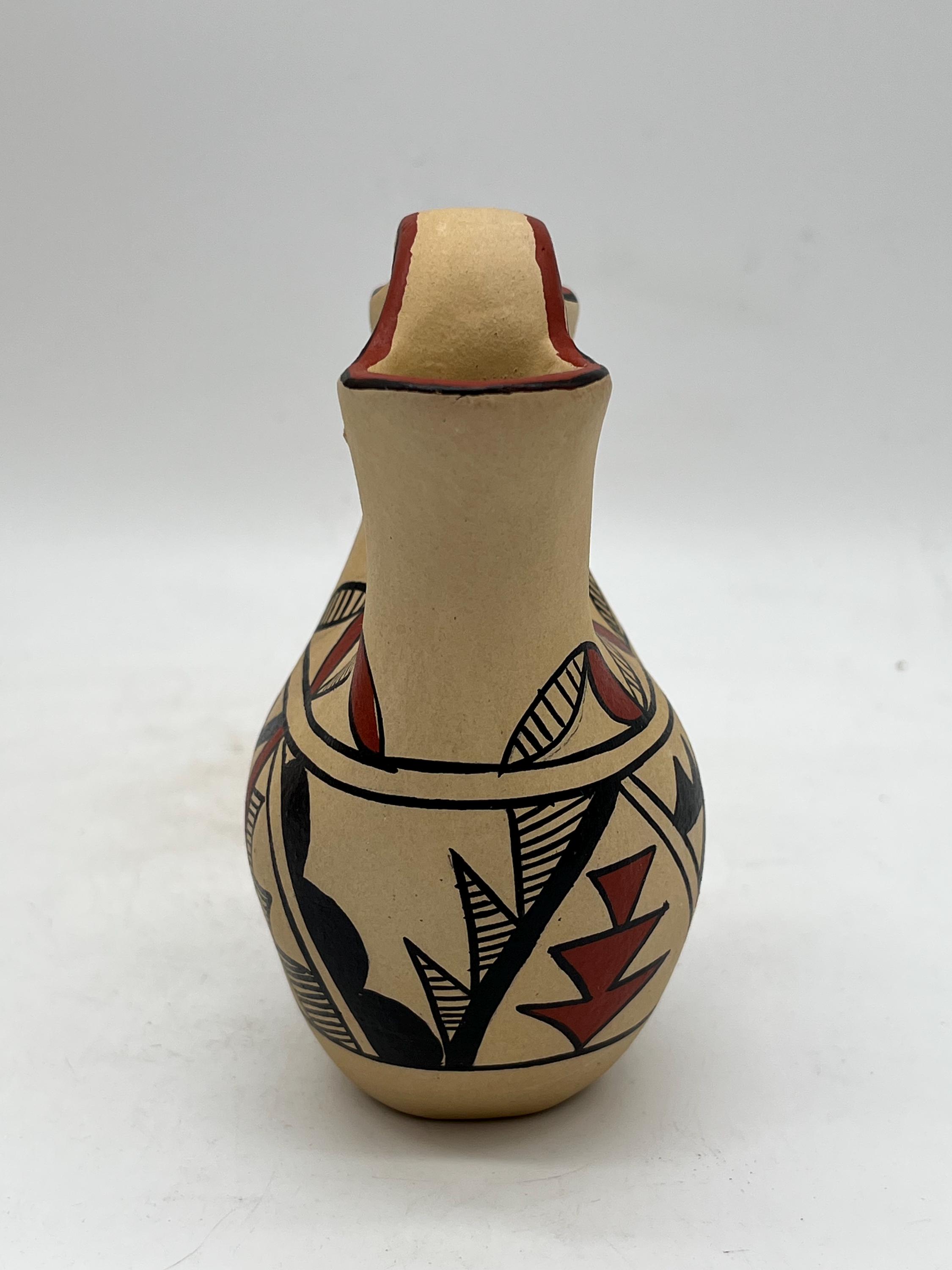 Native American Jemez Pottery Wedding Vase J. Chinana - Etsy