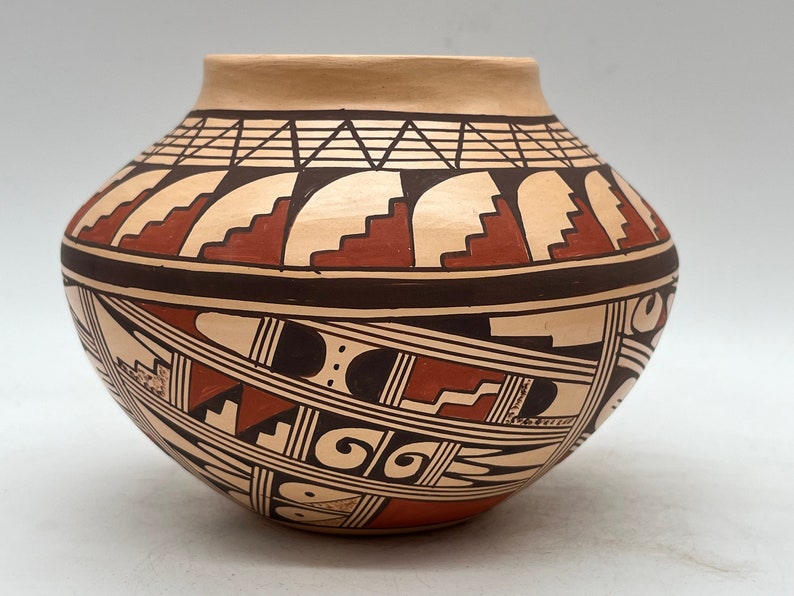Native American Hopi Pottery Vase Roberta Youvalla Silas - Etsy