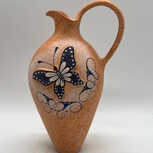 Native American Zuni Pottery Pitcher Tony Lorenzo - Etsy