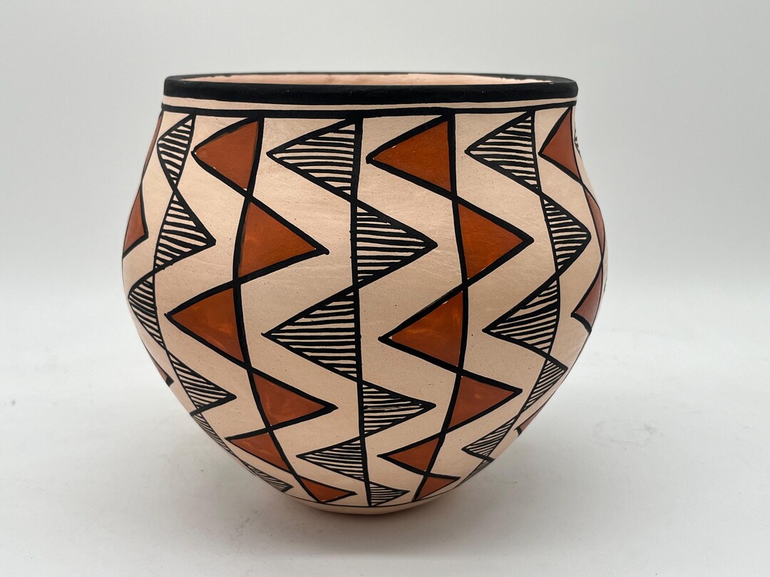 Native American Acoma Pottery Vase Beverly Davis Garcia - Etsy